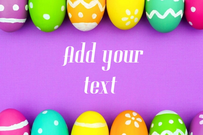 Happy Easter Day Poster Template Design | PosterMyWall