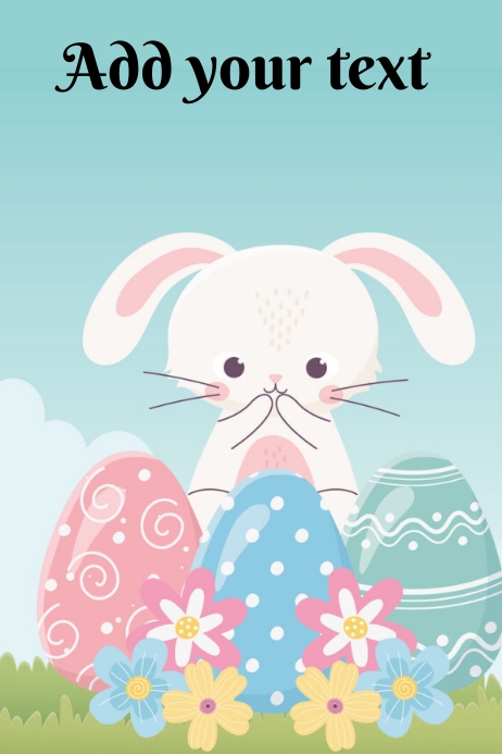 Happy Easter Day Poster Template Design | PosterMyWall