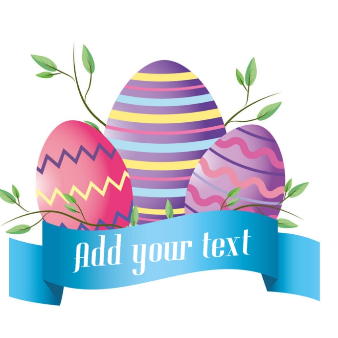 Happy Easter Day Poster Template Design | PosterMyWall