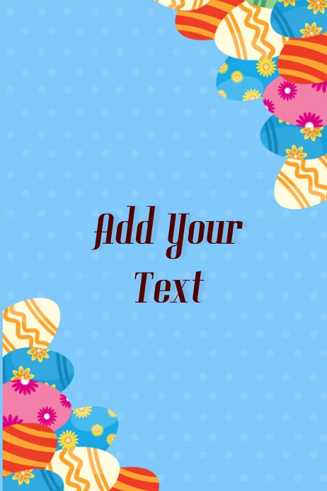 Happy Easter Day Poster Template Design | PosterMyWall