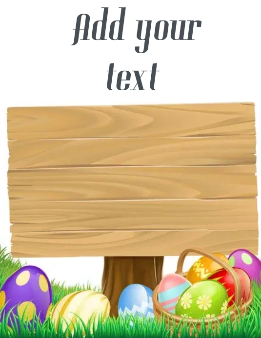 Happy Easter Day Poster Template Design | PosterMyWall
