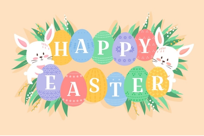 Happy Easter Day Poster Template Design | PosterMyWall