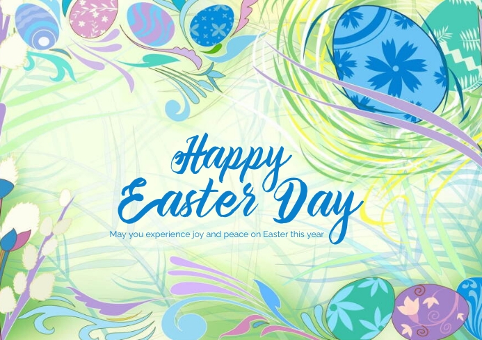 Happy Easter Day Printable Template | PosterMyWall