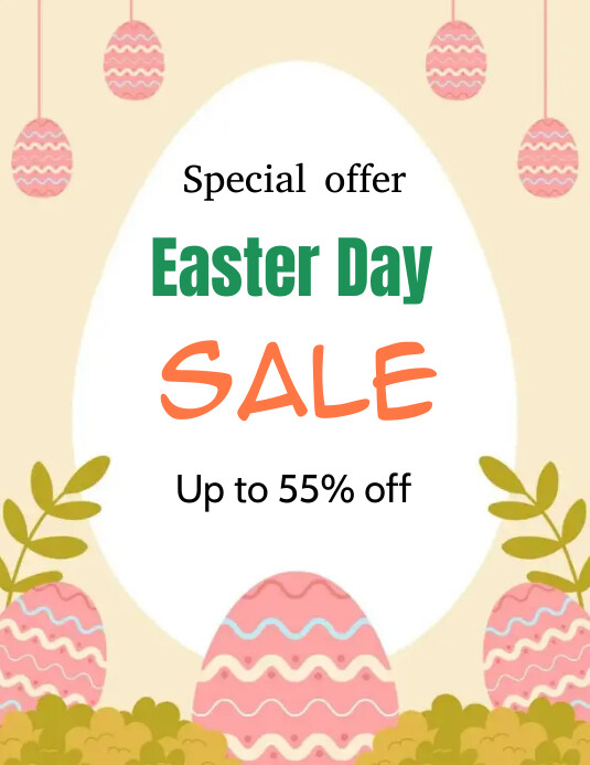 Happy easter day sale templates | PosterMyWall