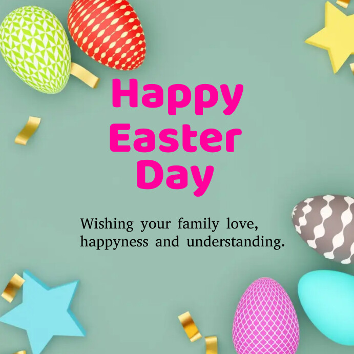 Copy of Happy Easter day templates | PosterMyWall