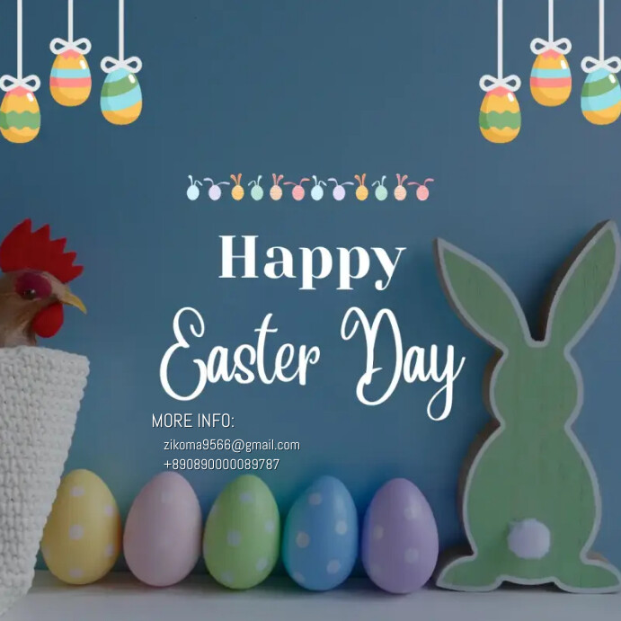 happy easter Template | PosterMyWall