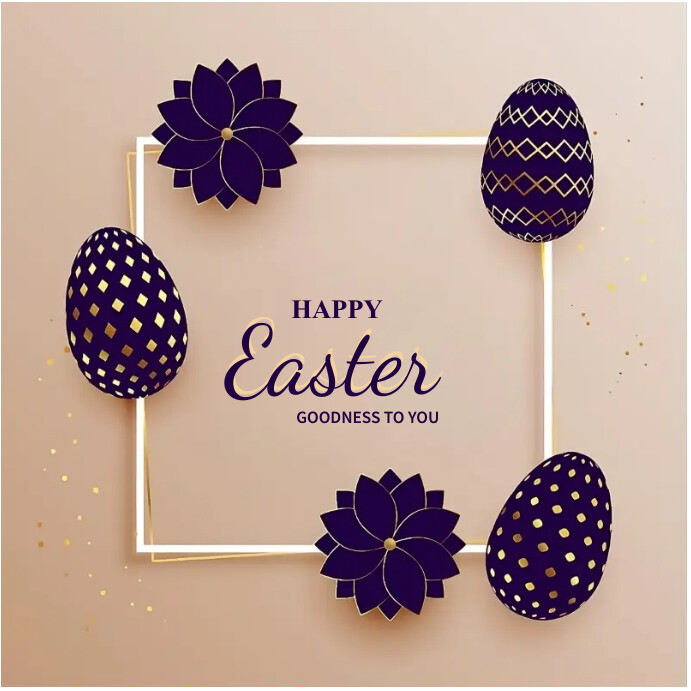 HAPPY EASTER Template | PosterMyWall