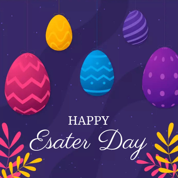 happy easter Template | PosterMyWall