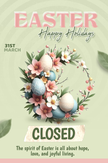 Happy easter Template | PosterMyWall
