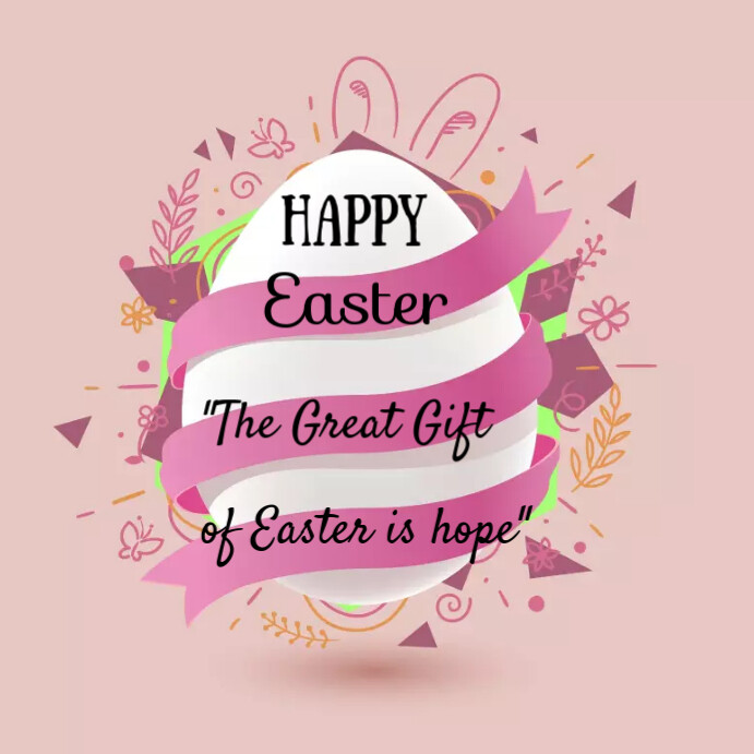 happy Easter Template | PosterMyWall
