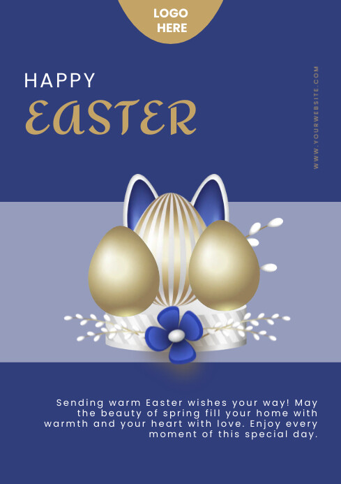 happy easter design Template | PosterMyWall