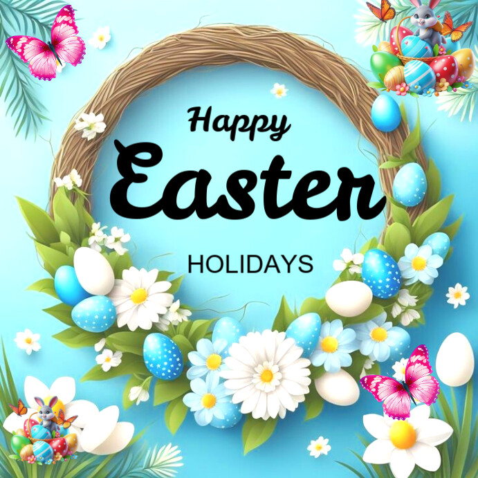 happy easter Template | PosterMyWall