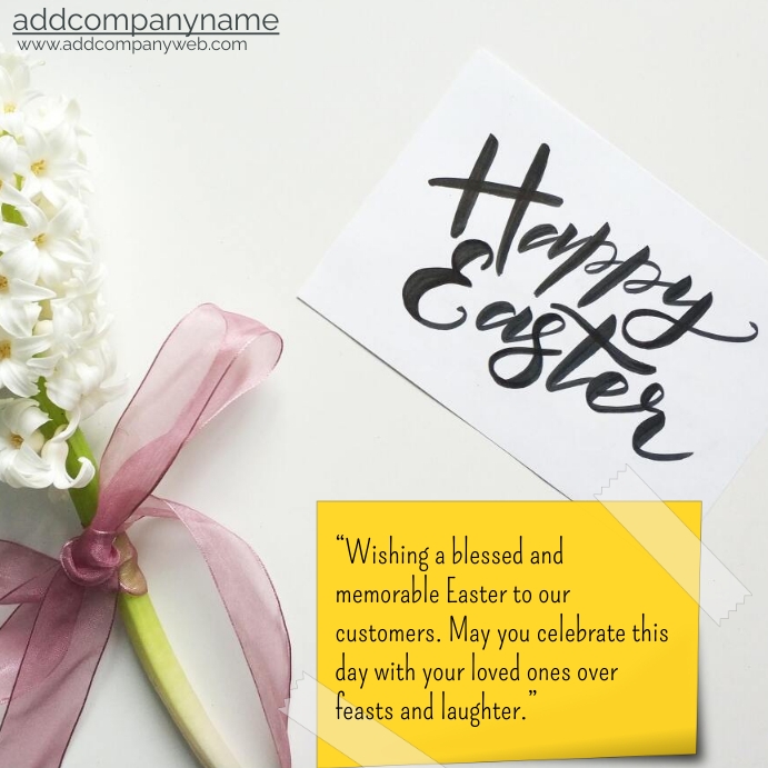 HAPPY EASTER Template | PosterMyWall