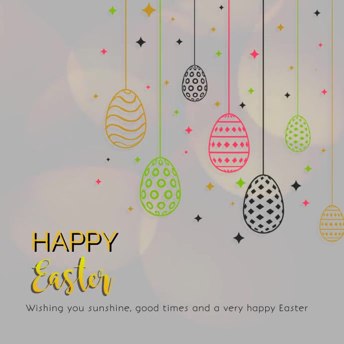 happy easter Template | PosterMyWall