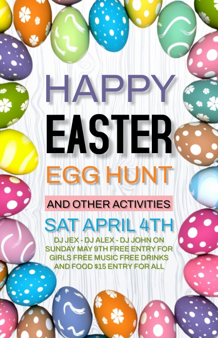 happy easter Template | PosterMyWall