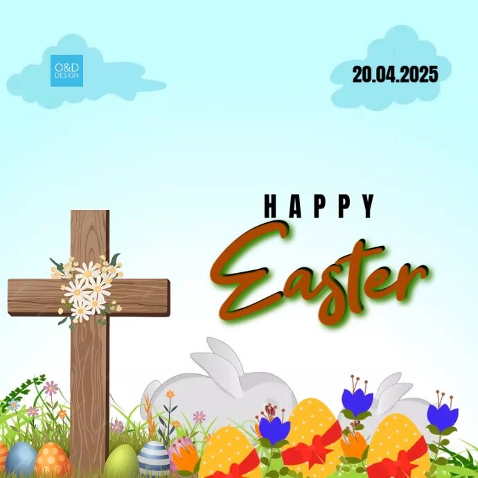 happy easter Template | PosterMyWall