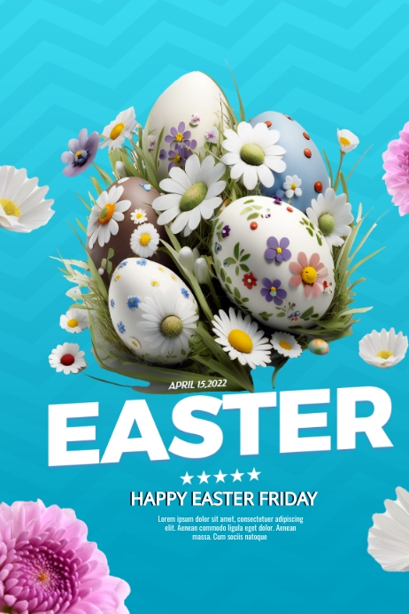 HAPPY EASTER Template | PosterMyWall