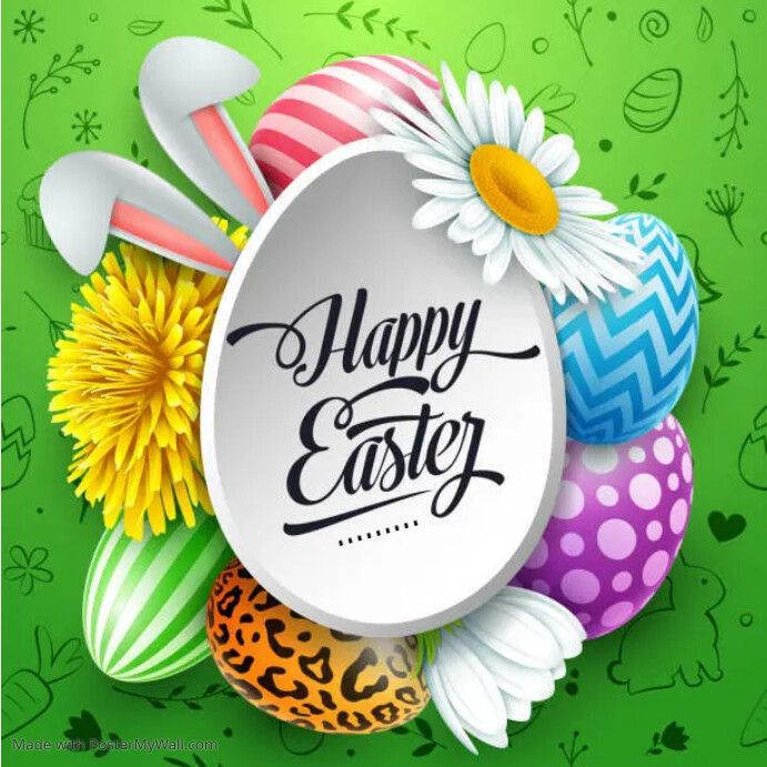 Happy easter Template | PosterMyWall
