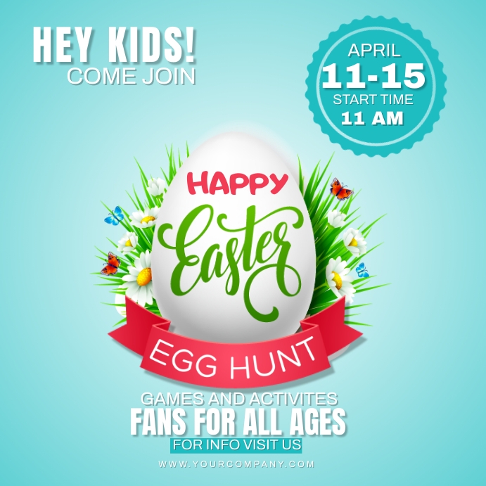 Copy of happy easter | PosterMyWall