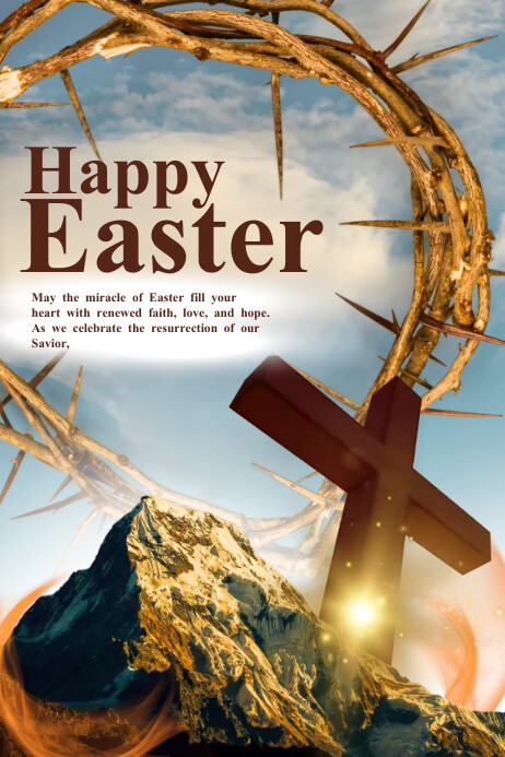 Copy of HAPPY EASTER | PosterMyWall