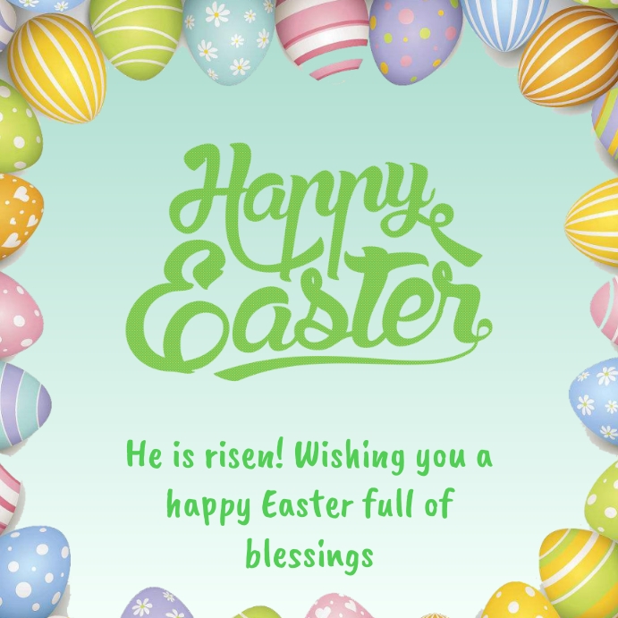 Happy easter Template | PosterMyWall