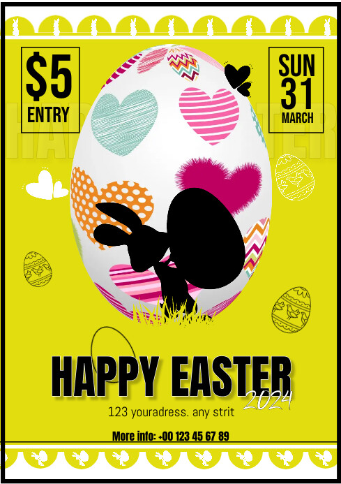 Happy Easter Template | PosterMyWall