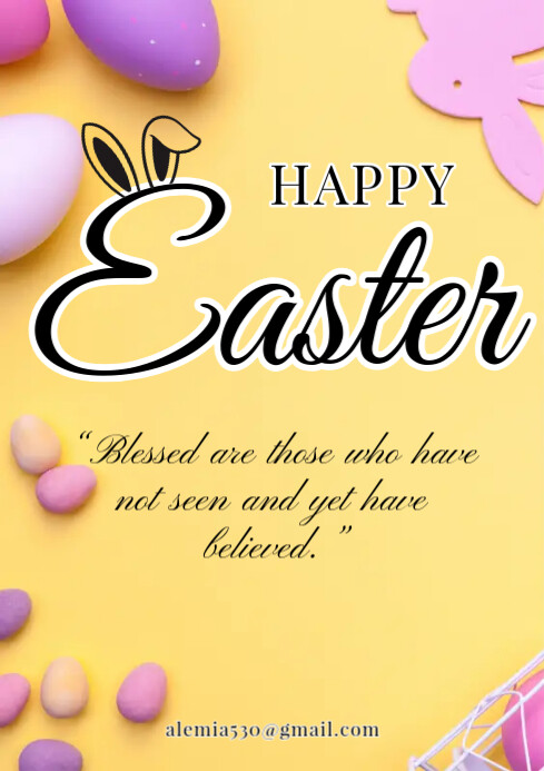 Plantilla de Happy Easter | PosterMyWall