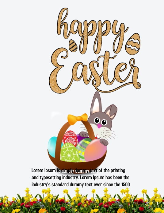 Happy Easter Template | PosterMyWall