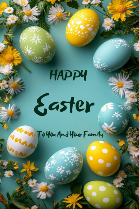Happy Easter Template | PosterMyWall