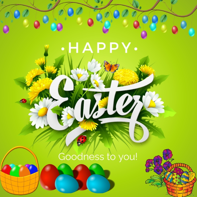 Happy easter Template | PosterMyWall