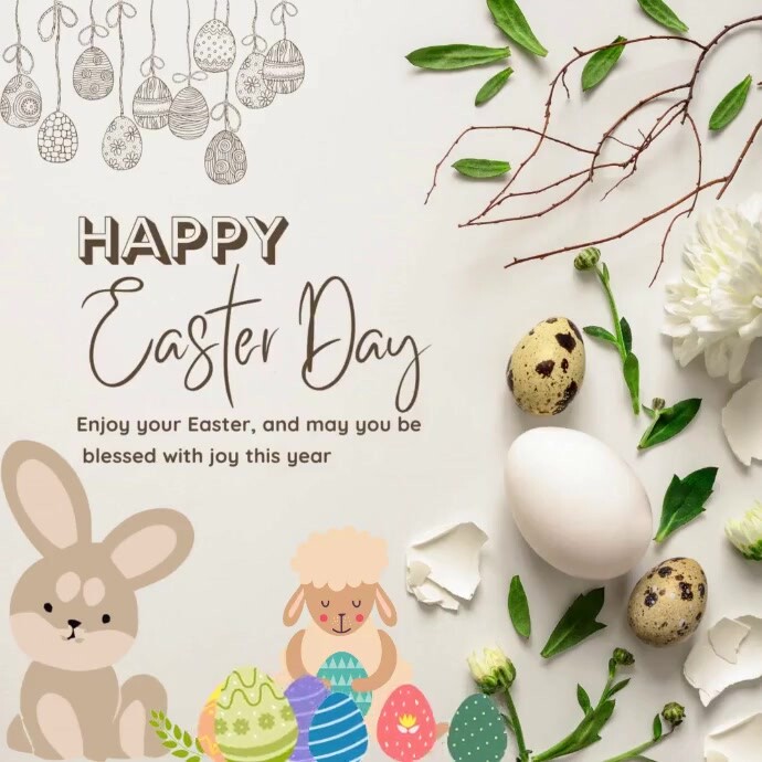 Happy Easter Template | PosterMyWall