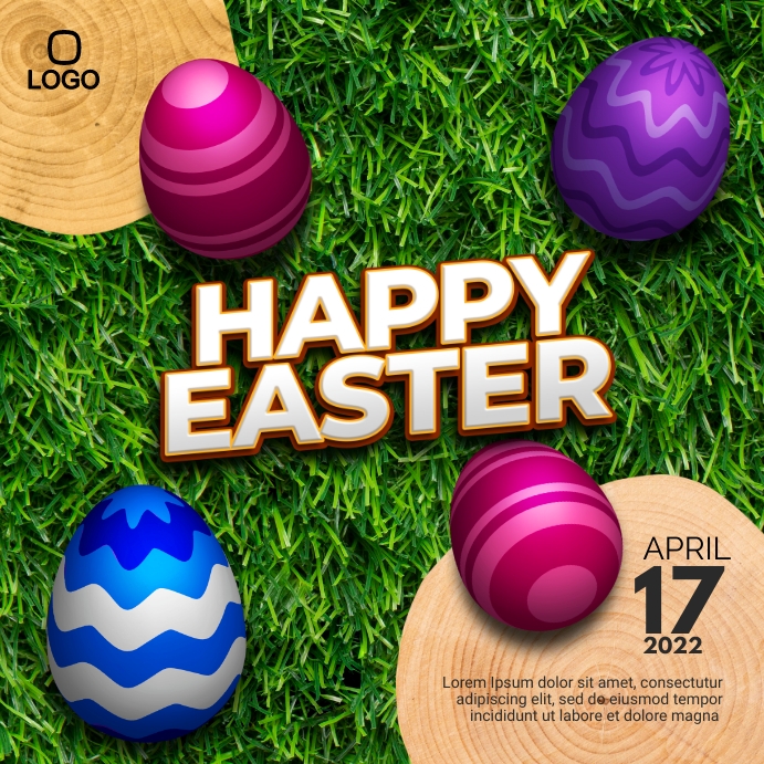 Copy of happy easter | PosterMyWall