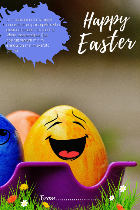 happy easter Template | PosterMyWall