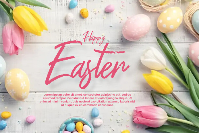 Happy Easter Template | PosterMyWall