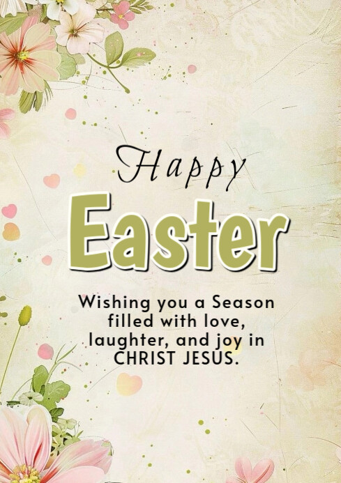 Happy Easter Template | PosterMyWall