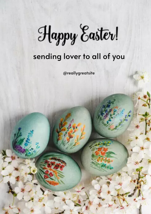 happy easter Template | PosterMyWall