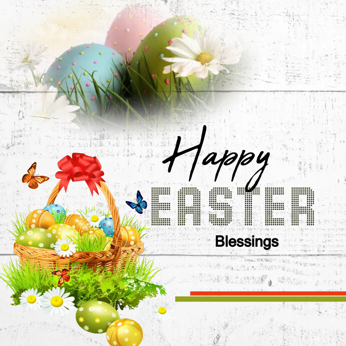 Plantilla de Happy Easter Flyer Poster Template | PosterMyWall
