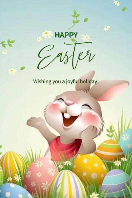 Copy of Happy Easter flyer template | PosterMyWall