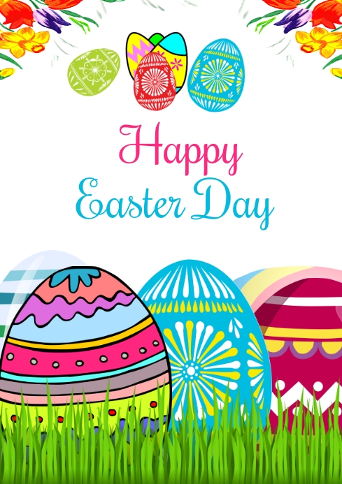 Happy Easter Flyer Template | PosterMyWall