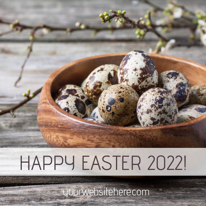 Happy Easter Insta Post Template | PosterMyWall