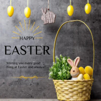 Happy Easter Instagram Post Template | PosterMyWall