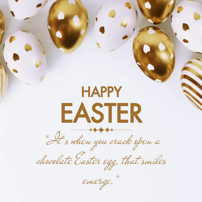 Happy Easter Instagram Post Template | PosterMyWall
