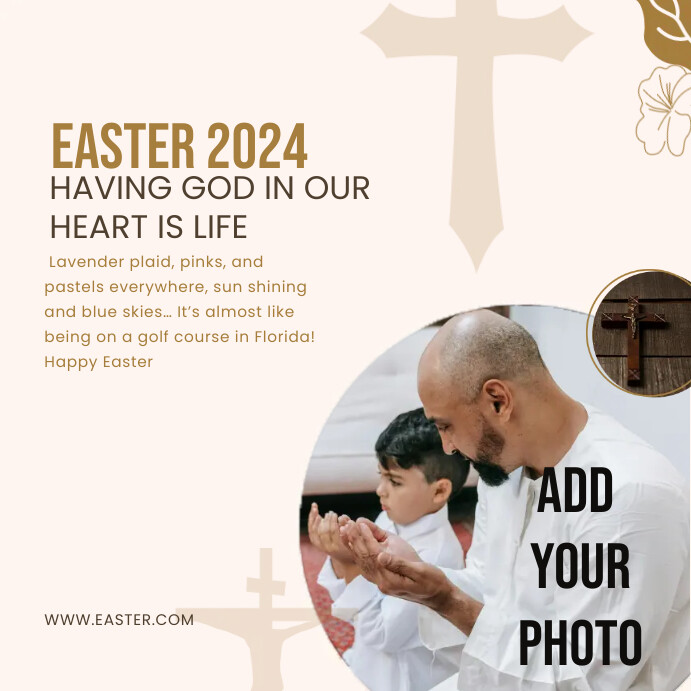 happy easter instagram post Template | PosterMyWall