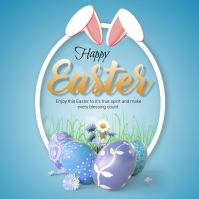 Happy Easter Instagram Post Template | PosterMyWall