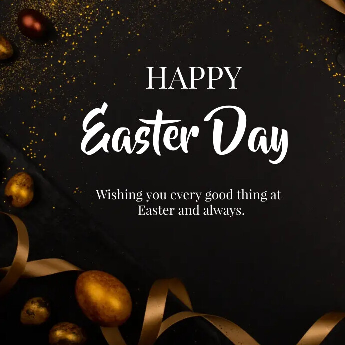 Happy Easter Instagram Post Template | PosterMyWall