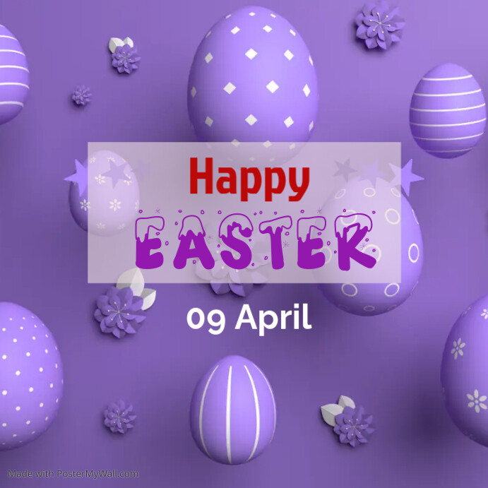 Happy Easter Instagram post Template | PosterMyWall