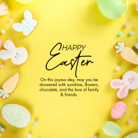 Happy Easter Instagram Post Template | PosterMyWall