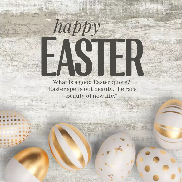 Plantilla de Happy Easter Instagram Post | PosterMyWall