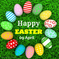Easter, happy easter Instagram post. Template | PosterMyWall