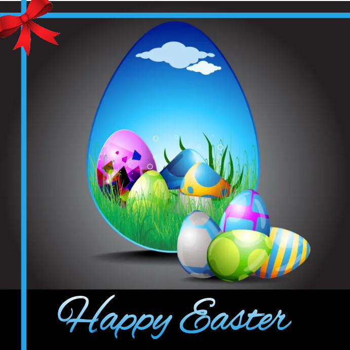 HAPPY EASTER INSTAGRAM POSTER Template | PosterMyWall